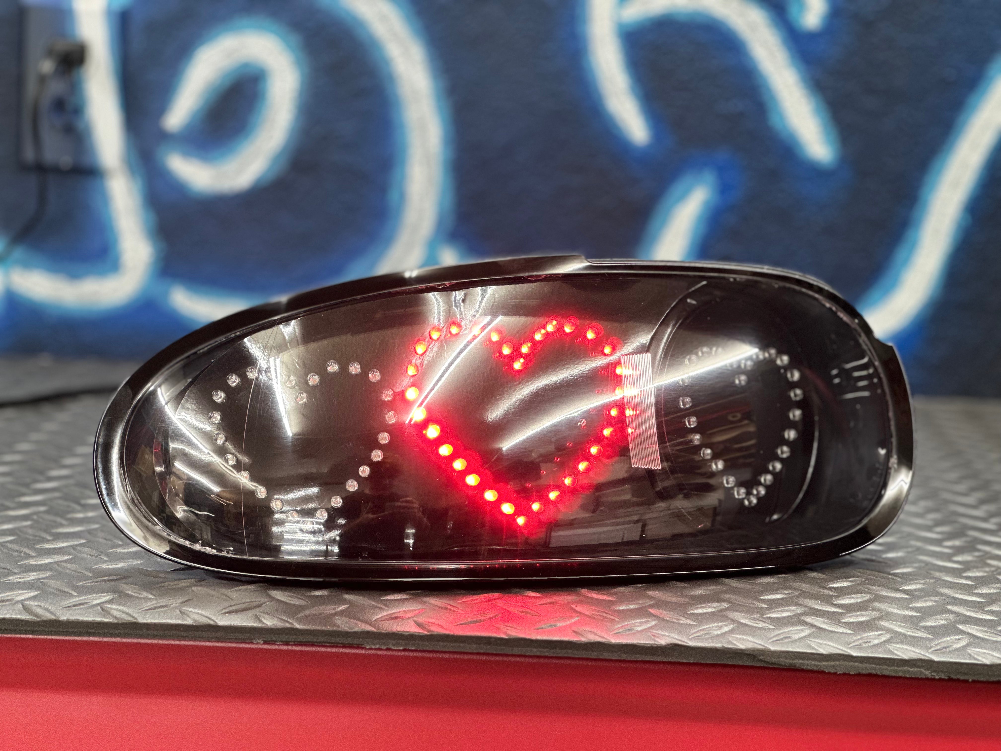 Heart tail lights miata store
