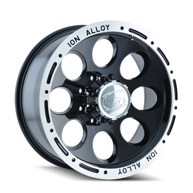 ION Type 174 17x9 / 6x139.7 BP / 0mm Offset / 106mm Hub Black/Machined ...