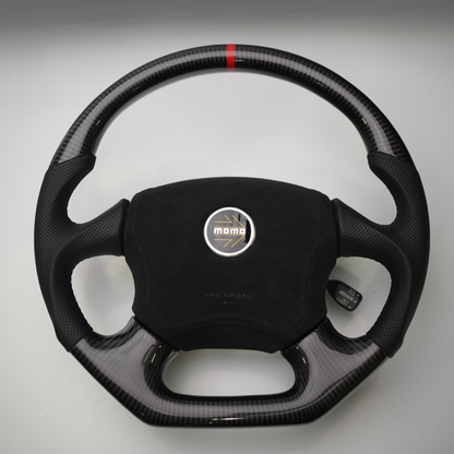 JDMuscle [02-04 WRX, 02-03 STI] Custom Carbon Fiber Steering Wheel ...