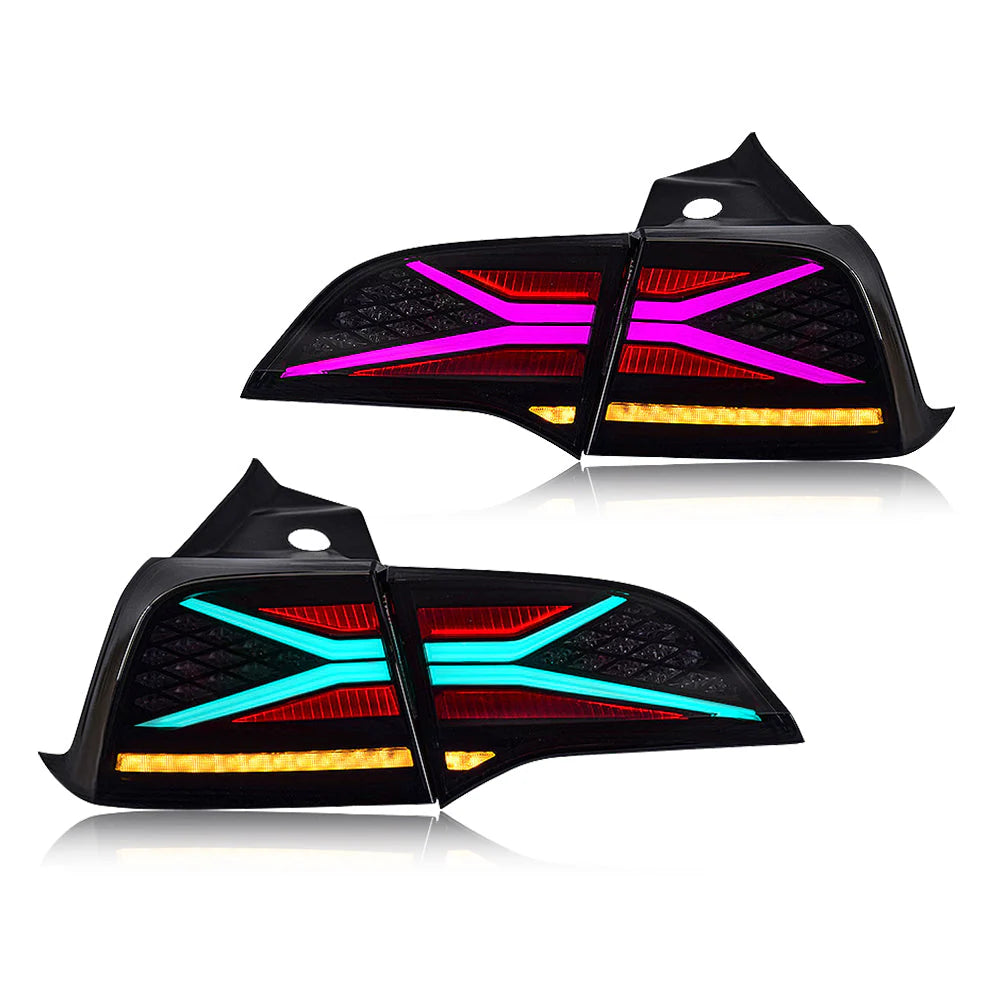 2017+ Tesla Model 3 Model Y RGB Tail Lights – NTXGlow