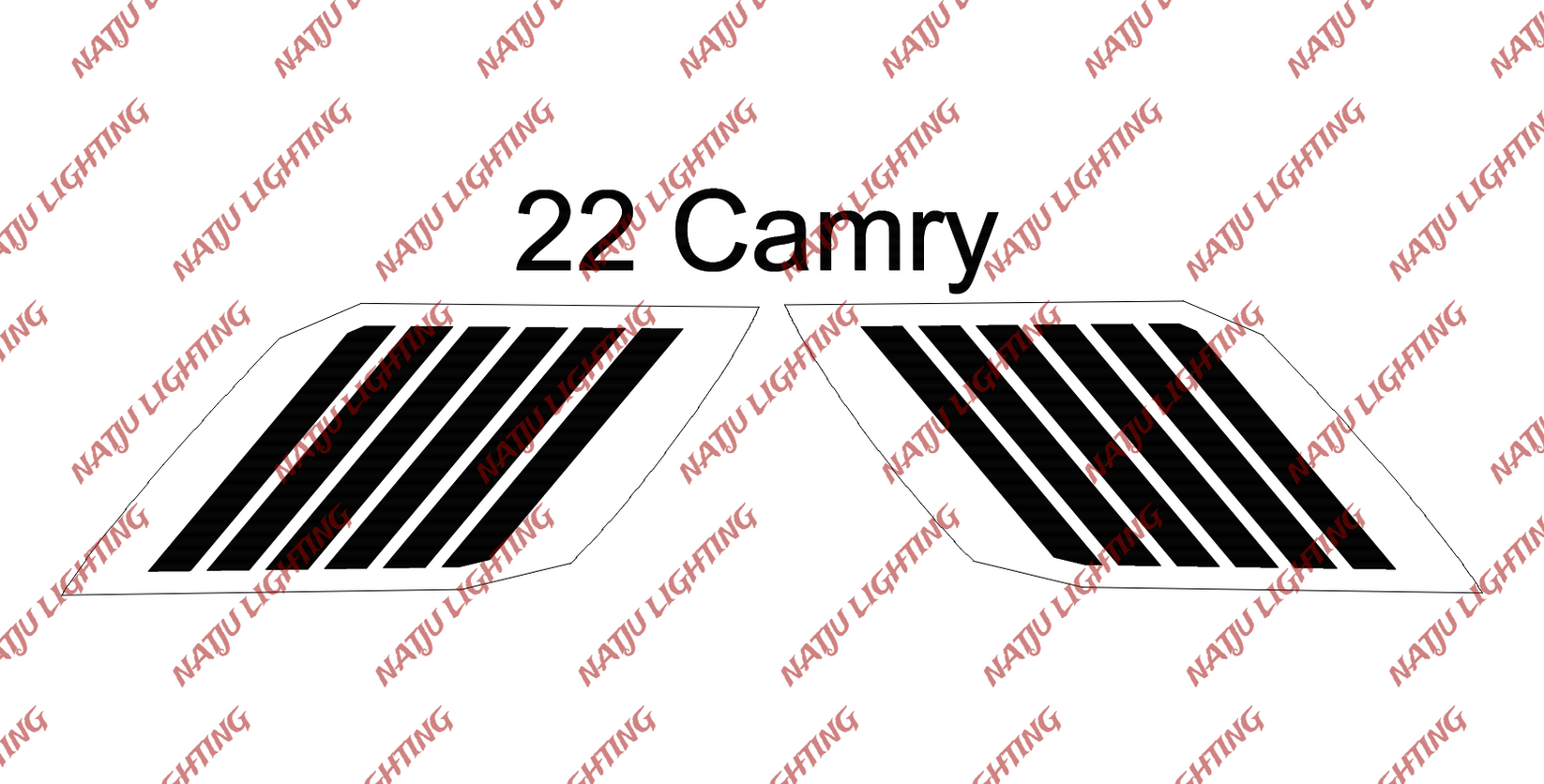 22 Camry Headlight LED Board inset – NTXGlow