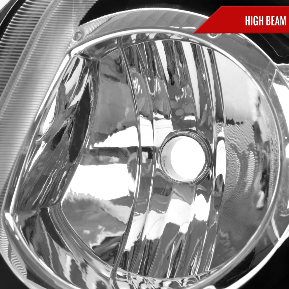 2001-2003 Toyota Highlander Factory Style Headlights (Chrome Housing/C ...