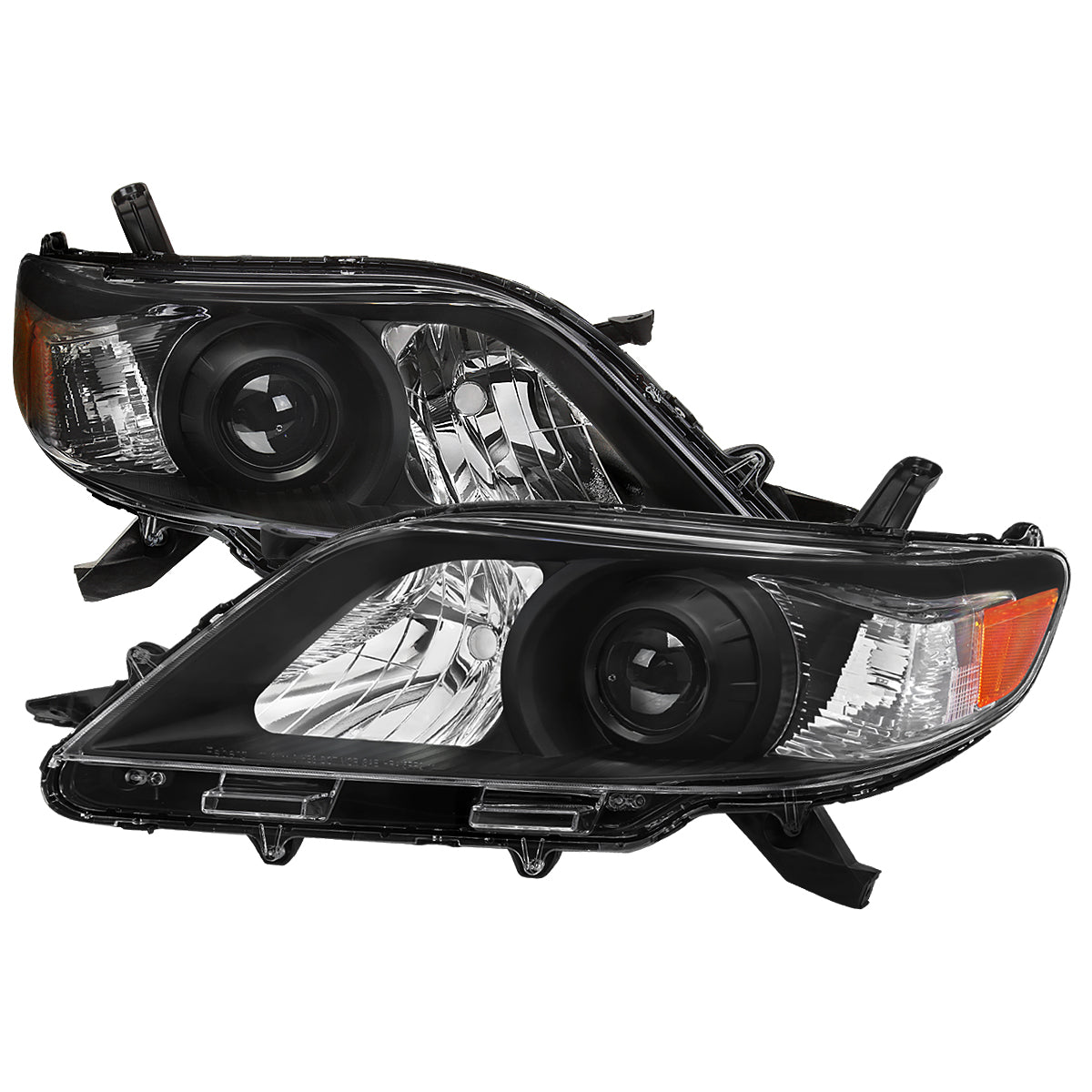 2011-2020 Toyota Sienna Projector Headlights (Matte Black Housing/Clea ...