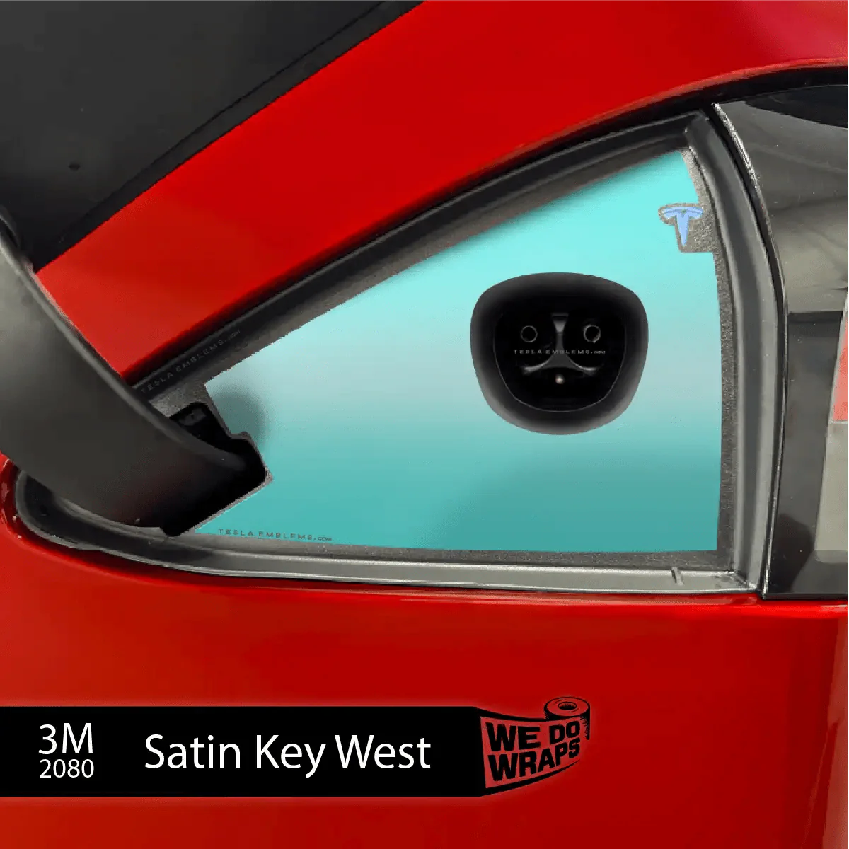 3M Satin Key West Tesla Charge Port Wrap | Model S – NTXGlow