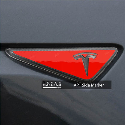3M Gloss Hot Rod Red Tesla AP1 Side Marker Wrap (2pcs) – NTXGlow