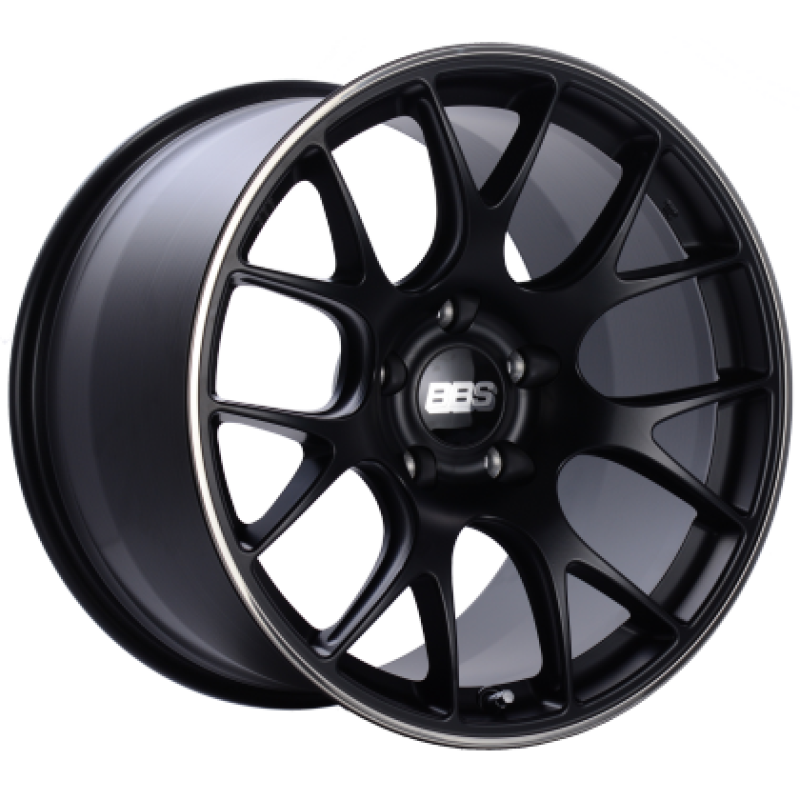BBS CH-R 20x12 CL ET44 CB84 Satin Black Polished Rim Protector Wheel ...