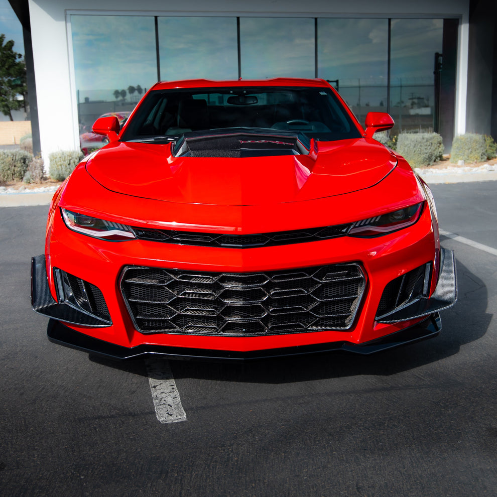 2016-2025 Camaro SS/RS/LT Type-ZL1 Gloss Carbon Fiber Bezels (Pair ...