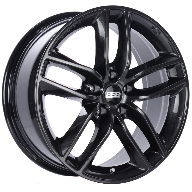 BBS SX 17x7.5 5x120 ET37 Crystal Black Wheel -82mm PFS/Clip Required ...