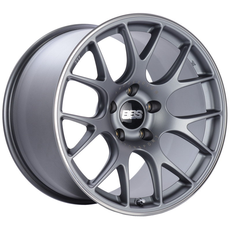 BBS CH-R 19x12 5x130 ET45 CB71.6 Satin Titanium Polished Rim Protector ...