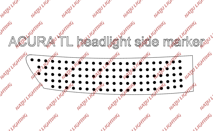 04-06 Acura headlight headlight side marker – NTXGlow