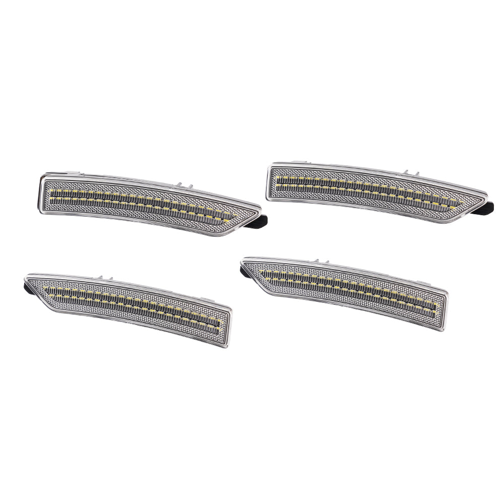 2024-2026 Ford Mustang S650 Clear White LED Side Markers – NTXGlow