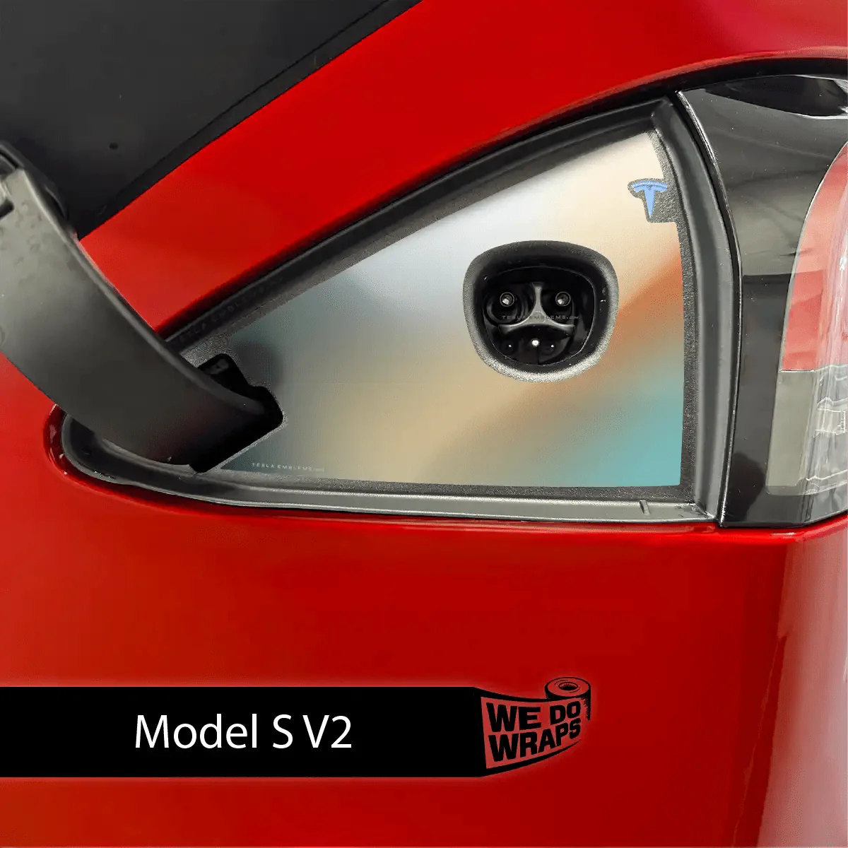 Beachy Gradient Tesla Charge Port Wrap | Model S – NTXGlow