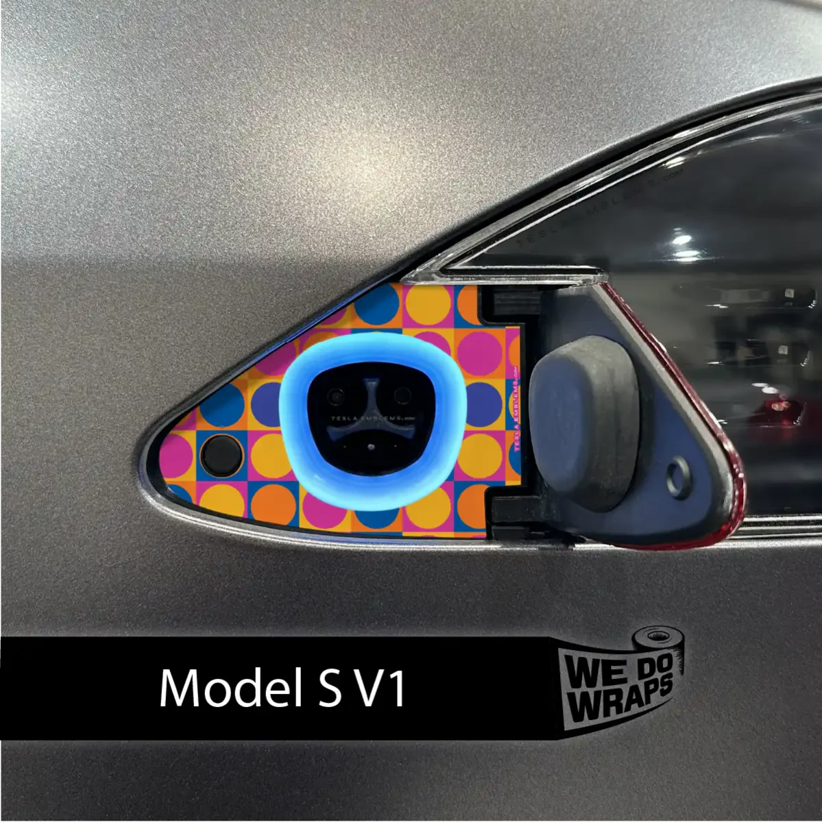 Bright Pop Tesla Charge Port Wrap | Model S – NTXGlow