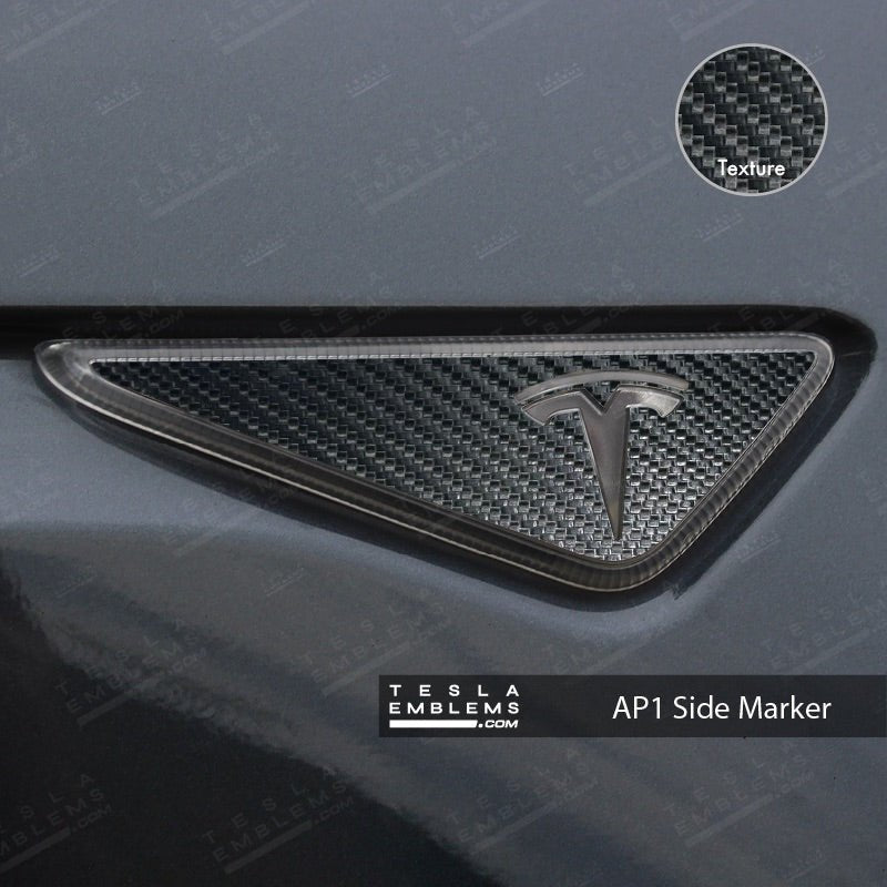 3M Carbon Fiber Tesla AP1 Side Marker Wrap (2pcs) – NTXGlow