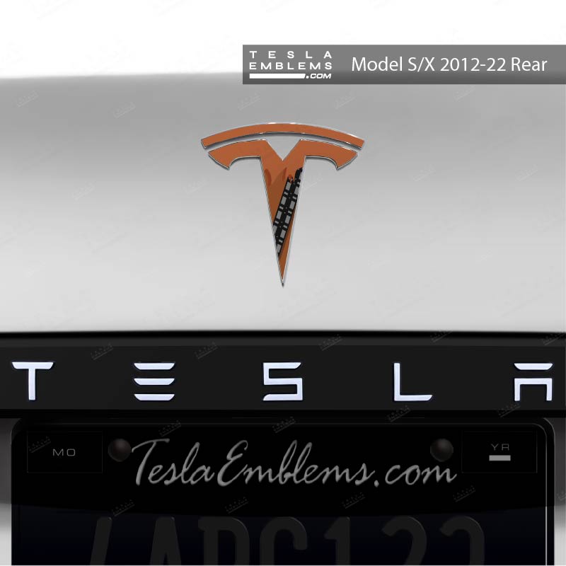 Wookie Tesla Emblem Decals (Front + Back) | Model S – NTXGlow