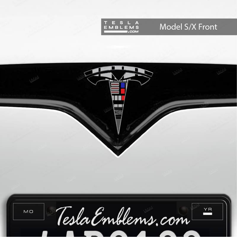 Darth Vader Tesla Emblem Decals (Front + Back) | Model S – NTXGlow