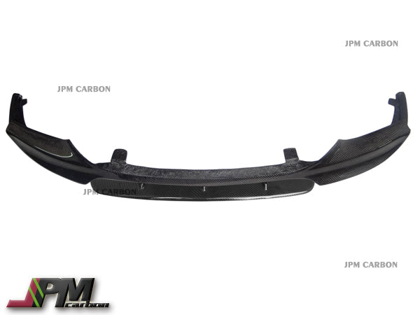 V2 Style Carbon Fiber Front Bumper Add-on Lip Fits For 2011-2016 BMW F ...