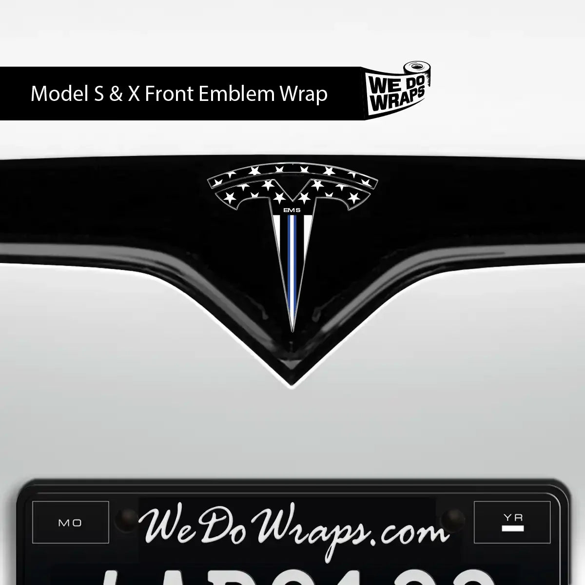 First Responders EMS Tesla Emblem Decals (Front + Back) | Model S – NTXGlow