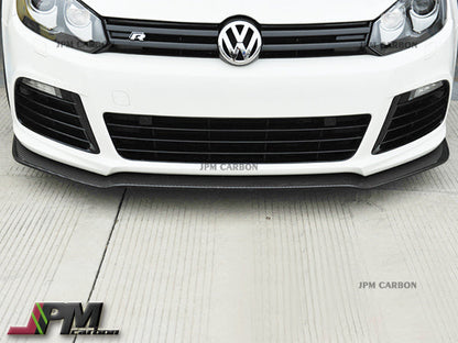 E Style Carbon Fiber Front Bumper Add-on Lip Fits For 2010-2013 Volksw ...