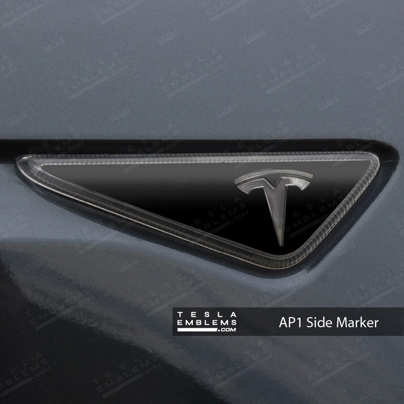 3M Gloss Black Tesla AP1 Side Marker Wrap (2pcs) – NTXGlow