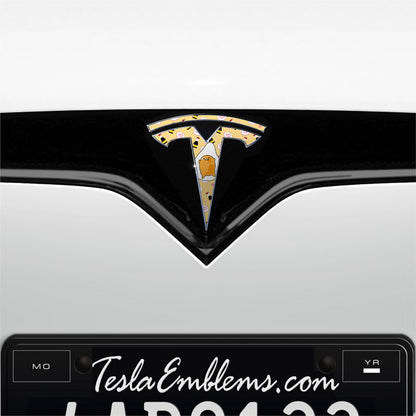 Gudetama Tesla Emblem Decals (Front + Back) | Model S – NTXGlow