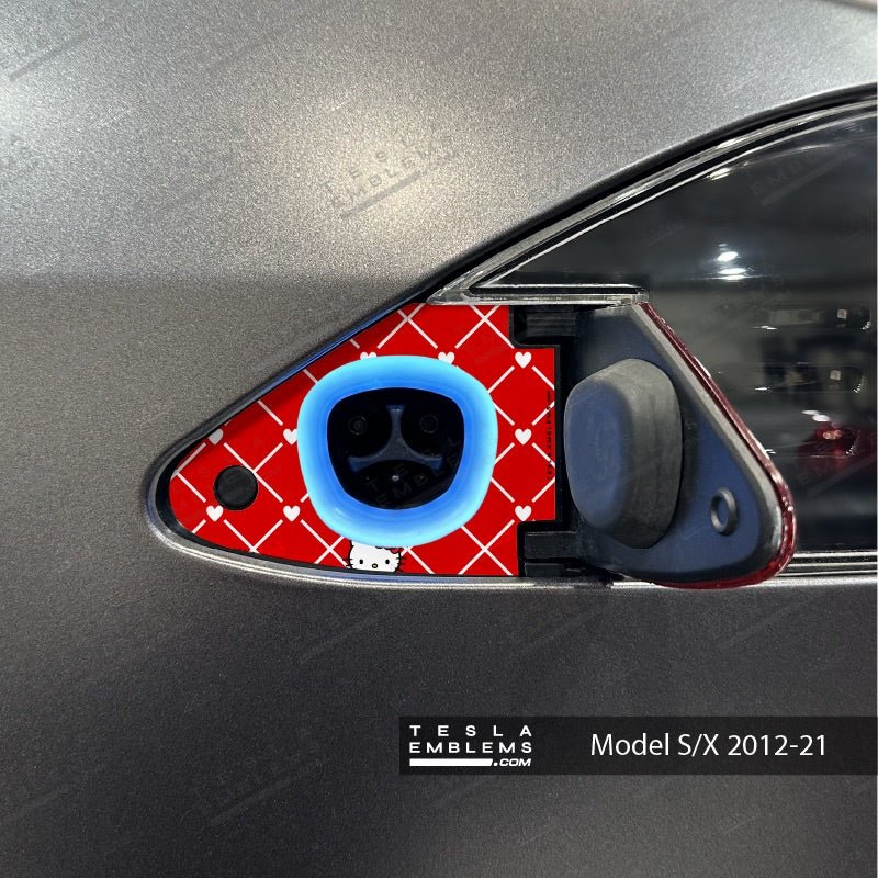 Hello Kitty Tesla Charge Port Wrap | Model S – NTXGlow