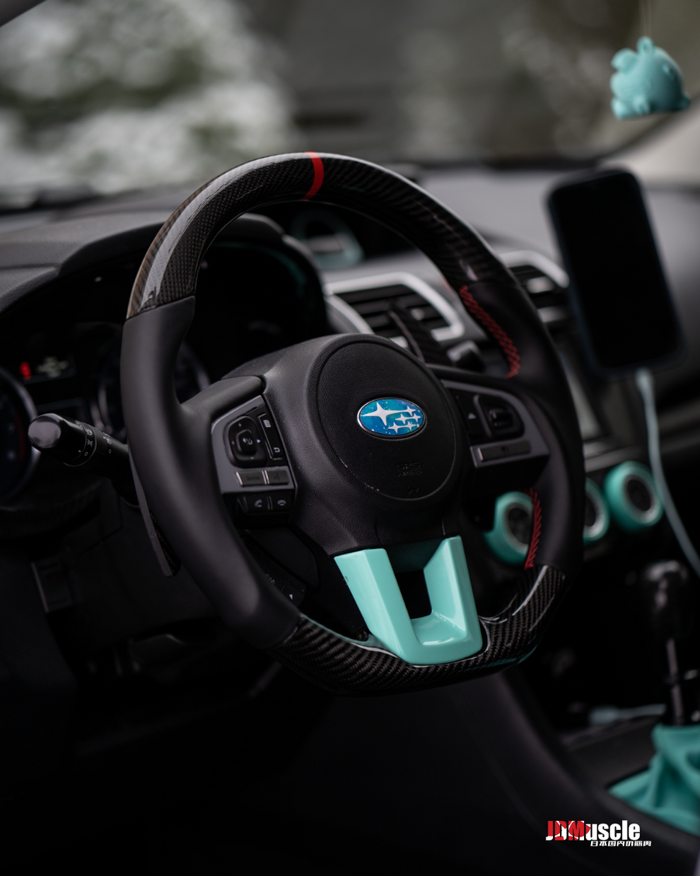 JDMuscle Custom Carbon Fiber Steering Wheel for 2016-2017 Subaru Cross ...