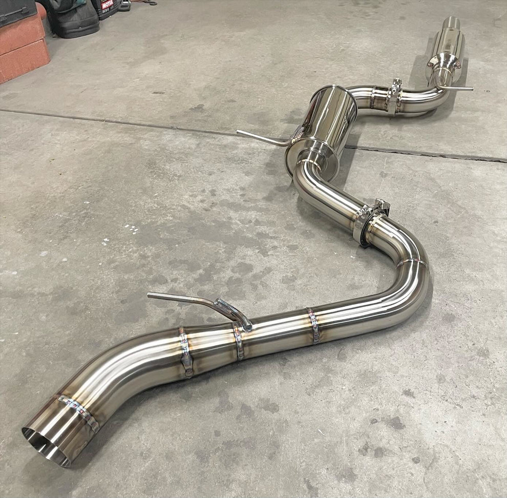 CCdesign **MK7.5** VW Golf GTI 3" Single Exit Catback Exhaust (Driver ...