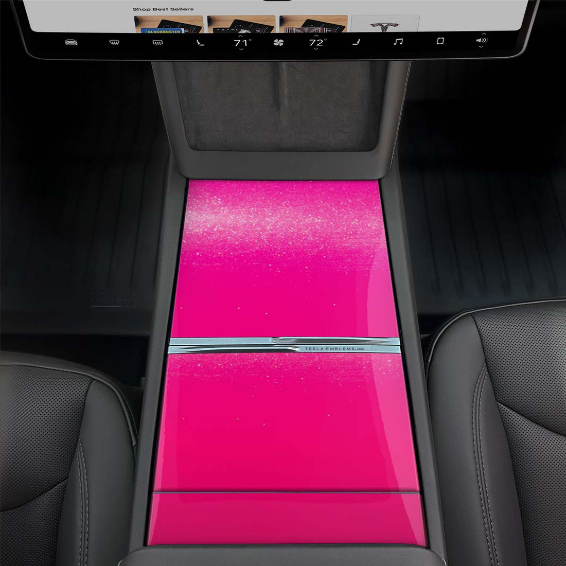 KPMF Gloss Momentum Pink | Tesla Center Console Wrap Kit | Model Y 202 ...