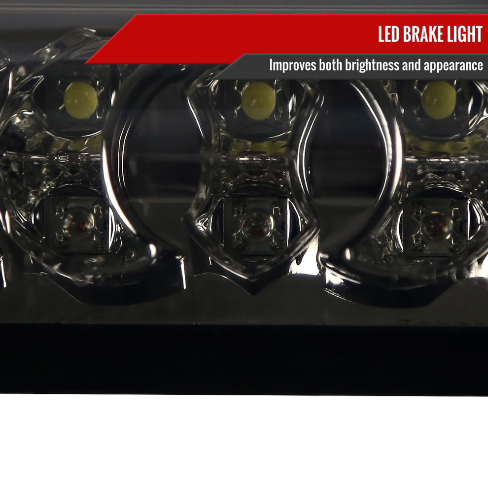 2002-2008 Dodge RAM LED 3rd Brake Light (Chrome Housing/Smoked Lens ...