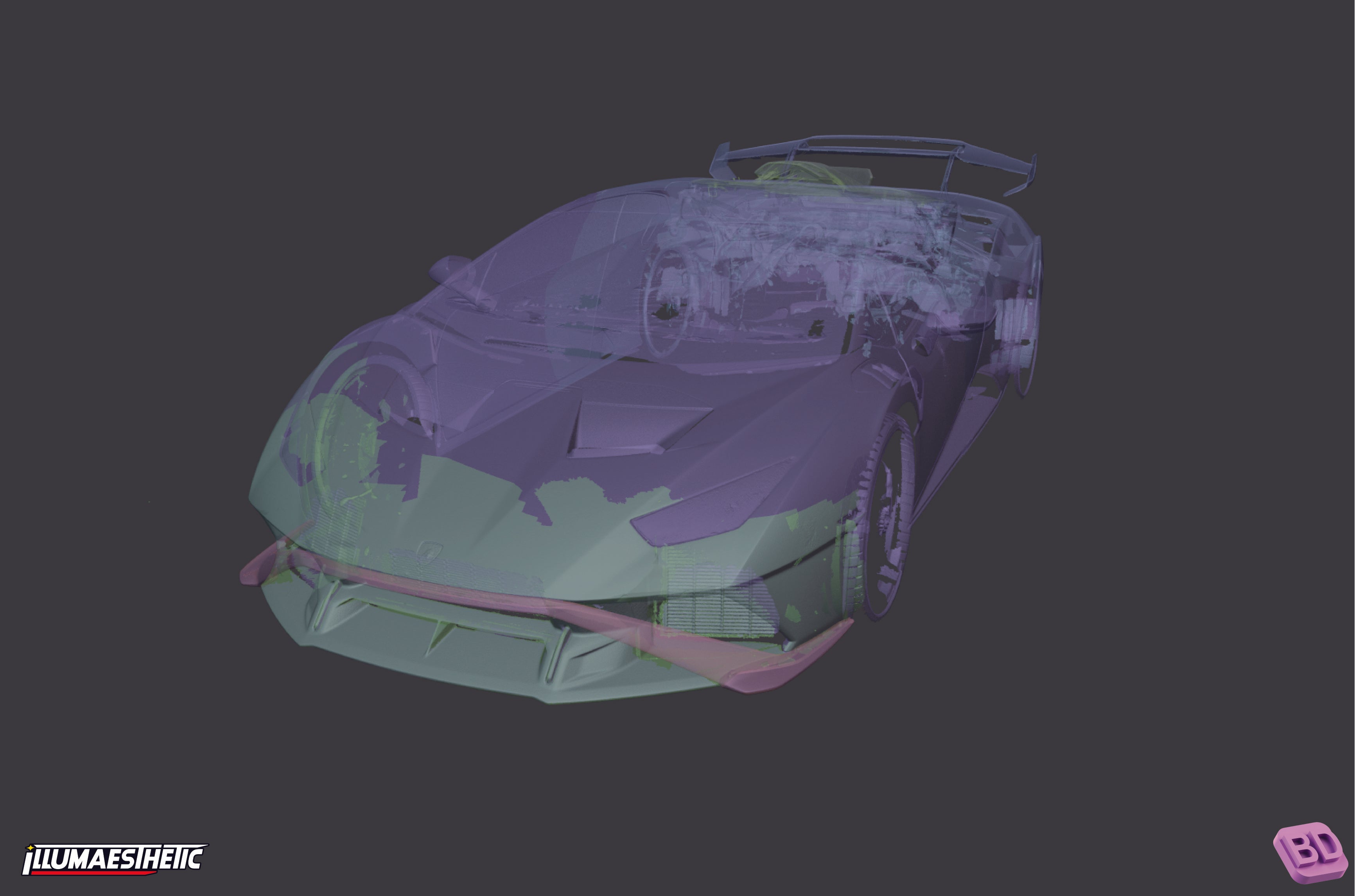 Lamborghini Huracan STO 3D Scan (2021-2024) – NTXGlow