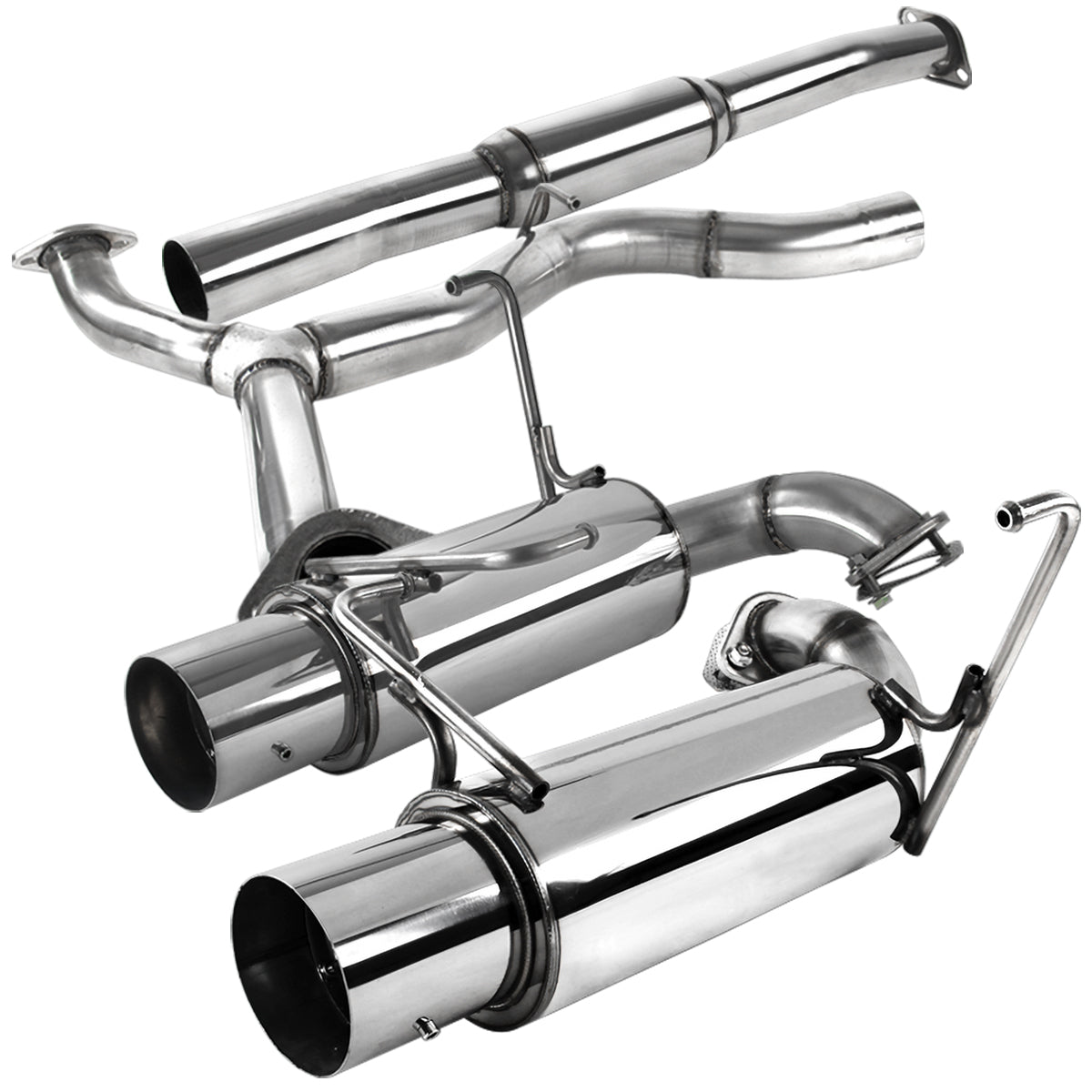 2008-2014 Subaru Impreza WRX STI Sedan T-304 Stainless Steel N1 Style ...