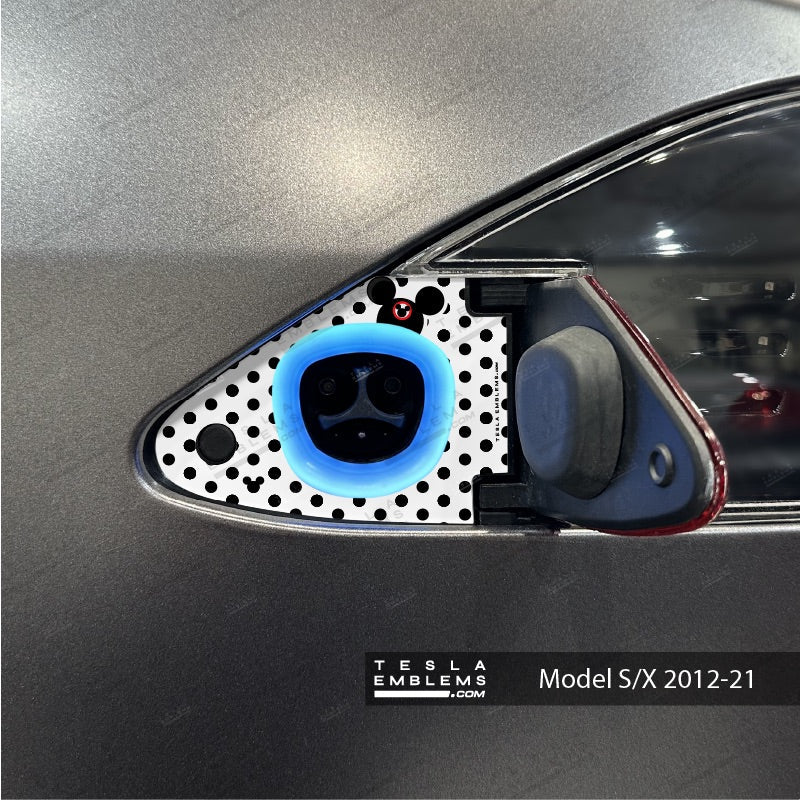 Mouse Ears Tesla Charge Port Wrap | Model S – NTXGlow