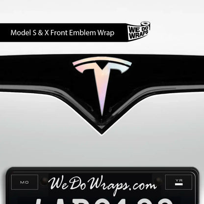 Pastel Galaxy Tesla Emblem Decals (Front + Back) | Model S – NTXGlow