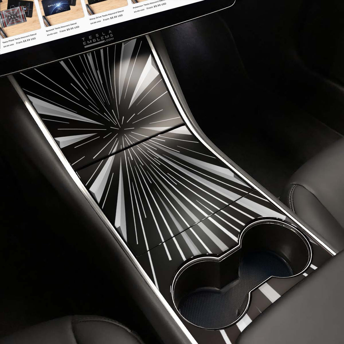 Tesla Ludicrous Performance Mode | Tesla Center Console Wrap Kit | Mod ...