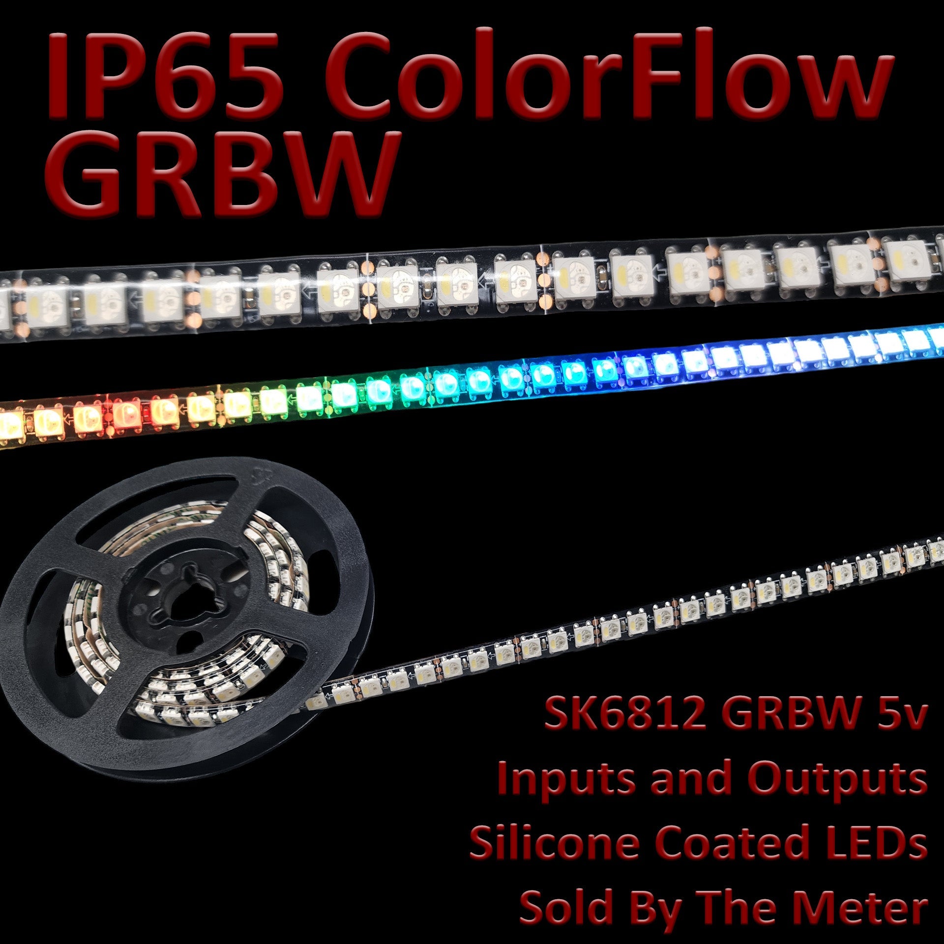 IP65 Water-Resistant SK6812RGBW LED Strip – NTXGlow