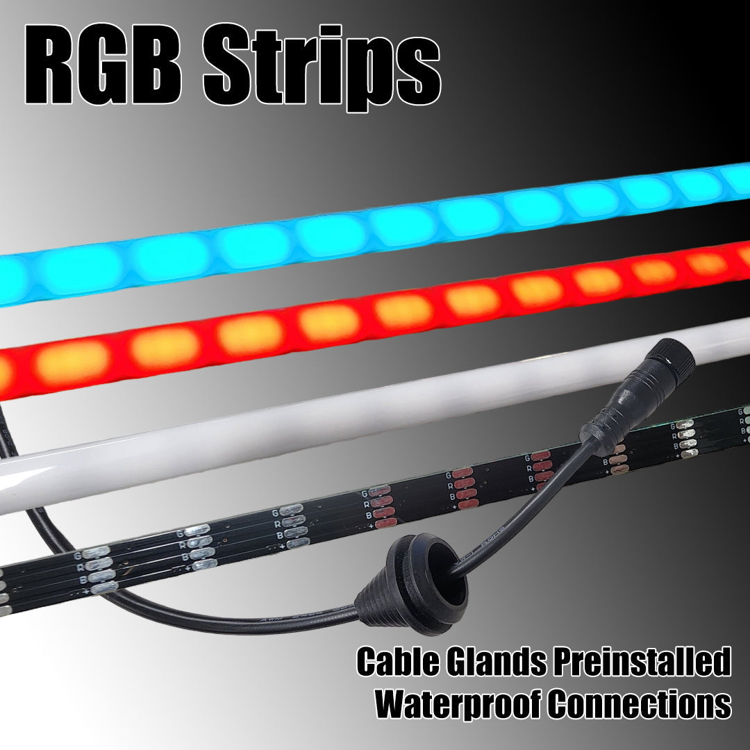 RGB Strips - Includes New Single Box Controller – NTXGlow