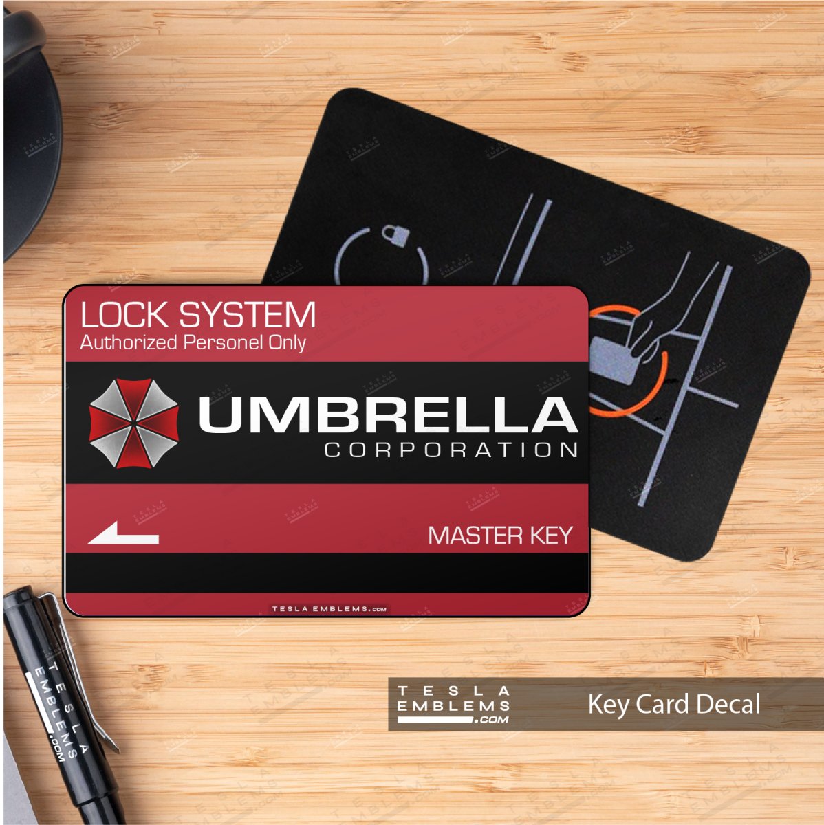 Resident Evil Umbrella Corp. Security | NFC Key Card Wrap – NTXGlow