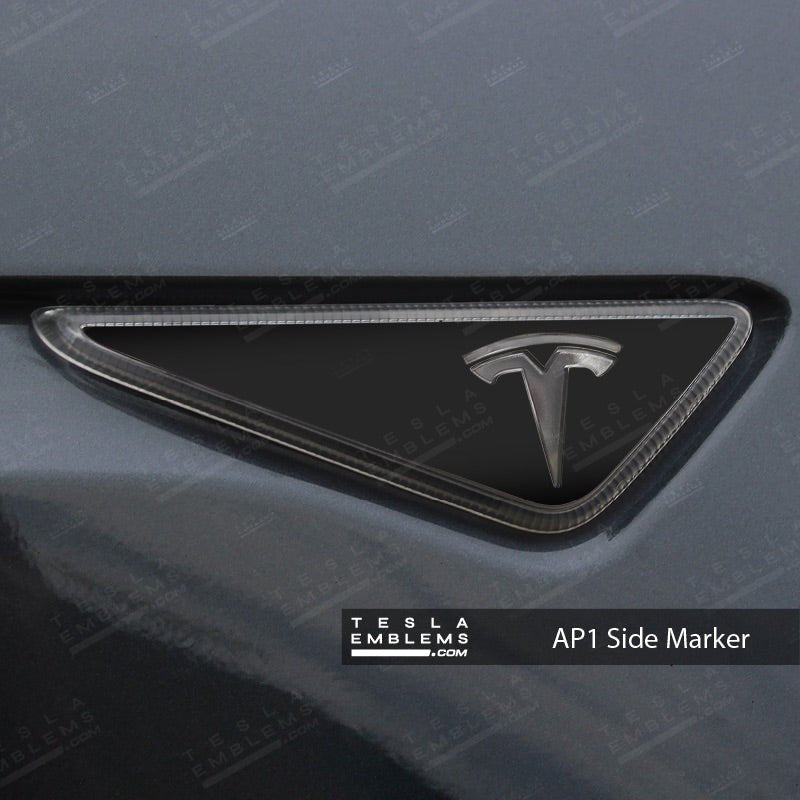 3M Satin Black Tesla AP1 Side Marker Wrap (2pcs) – NTXGlow