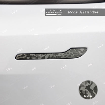 3M Shadow Black Camo Tesla Door Handle Decals (4pcs) – NTXGlow