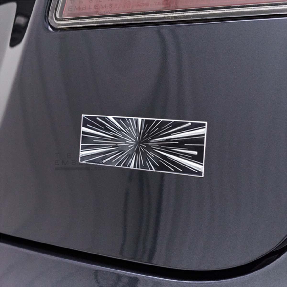 Ludicrous Performance Mode Badge | Embossed Metal Rear Trunk Badging ...