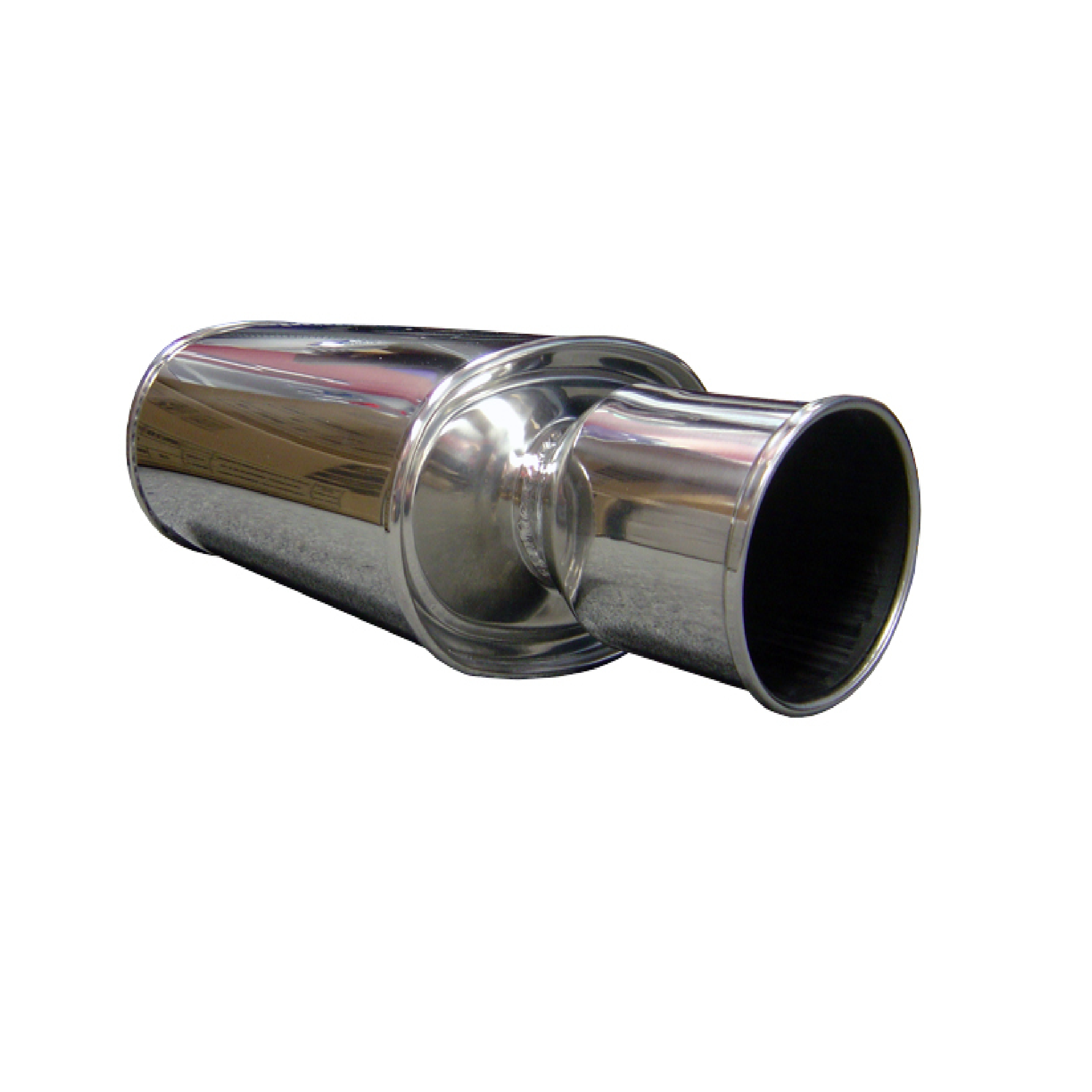 Tsudo Performance Universal SP2 Muffler 2.5" Inlet 4.5" Tip Exhaust ...