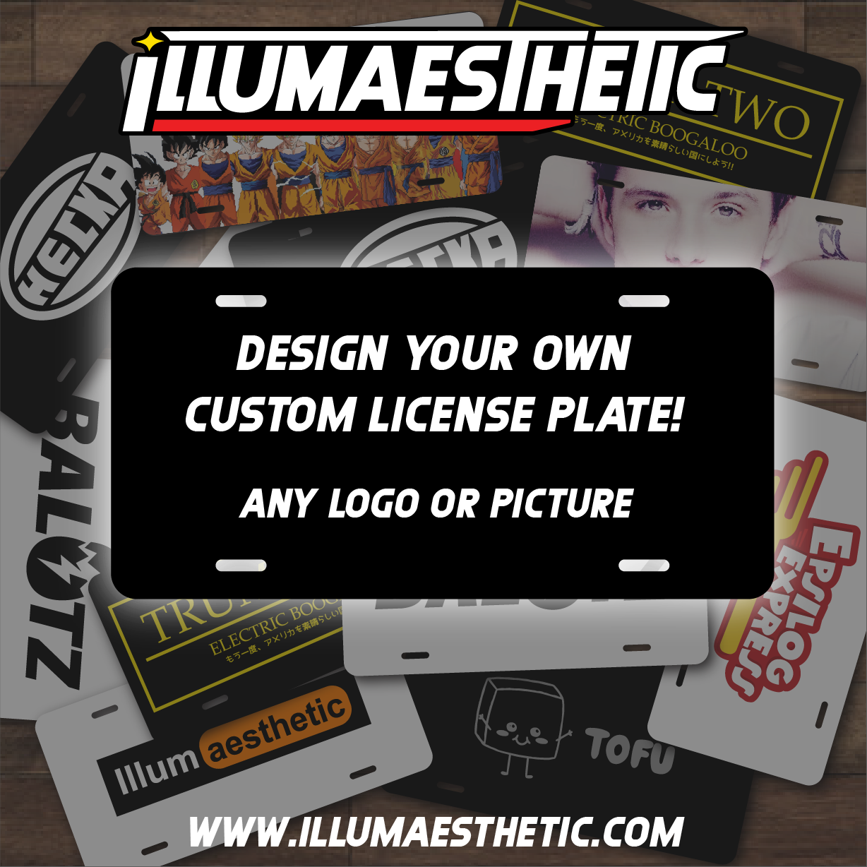 Design Your Own Custom Display License Plate – NTXGlow