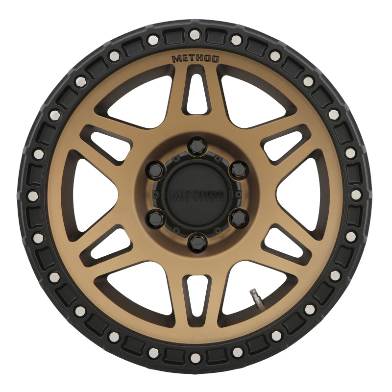 Method MR312 17x8.5 0mm Offset 6x5.5 106.25mm CB Method Bronze/Black S ...