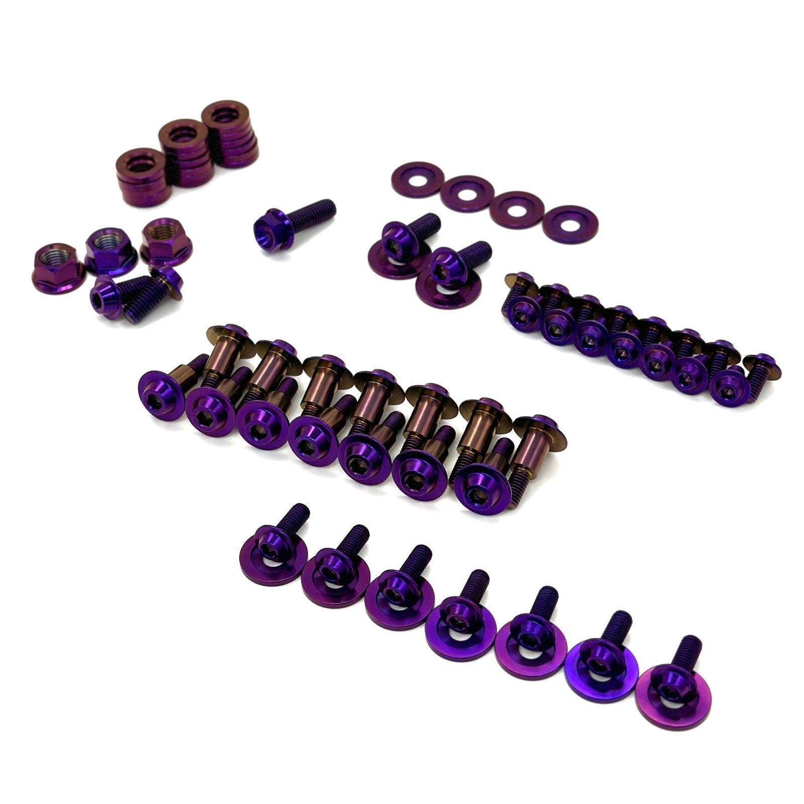 JDC Titanium Engine Bay Dress-Up Hardware Kit (Hyundai Genesis Coupe 2 ...
