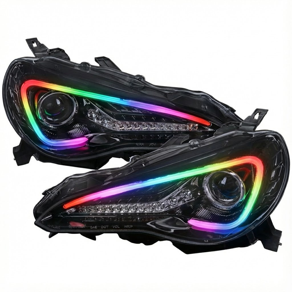 NTXGLOW RGB headlights (2012 - 2017 Toyota 86 / Scion FRS headlights ...